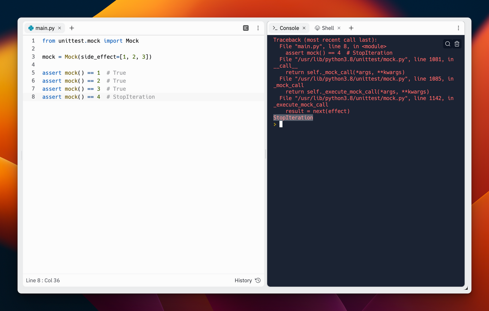 Python Mock Multiple Calls with Different Results